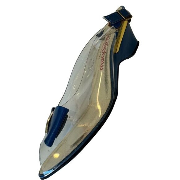 Magdesians | Shoes | Vintage Clear Plastic And Leather Sandals By ...